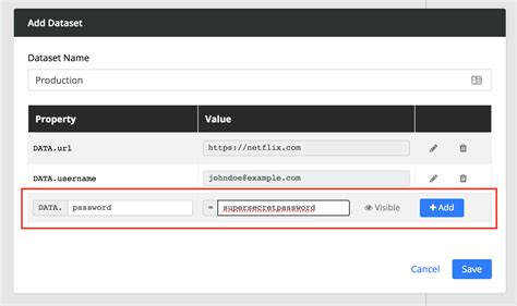 Using Datasets Uilicious Docs