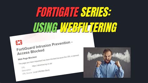 Fortigate Firewall Using Webfiltering Tutorial Youtube