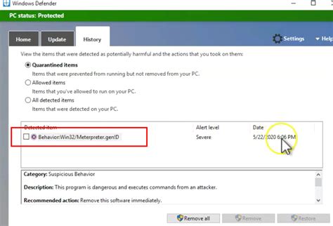 在windows Server 2016和2019中绕过windowsdefender Penetration Note