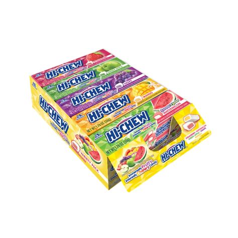 Hi Chew Variety Sticks 15 Pack Soft And Chewy Candy 1 76oz Each Bulk Candy