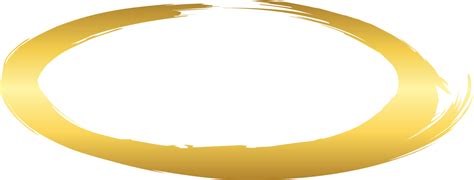 Oval Gold Brush Stroke Design Element Vector 13712499 Vector Art At