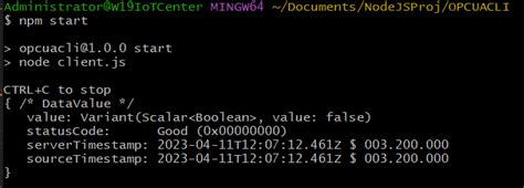 Opc Ua Client Read Data From Kepware Enterprise Ua Server · Issue 1266 · Node Opcuanode Opcua