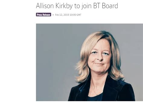 Bt Appoints Allison Kirkby To Board Converge Digest
