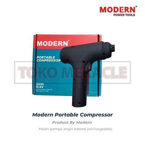 Jual Modern Portable Compressor Alat Pompa Angin Baterai