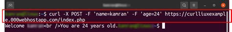 How To Make A Post Request With Curl Its Linux Foss