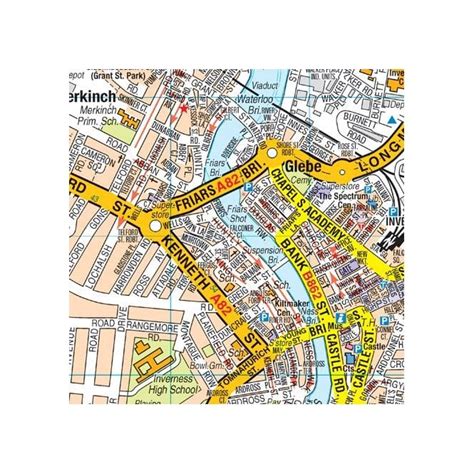 Inverness Town Centre Map