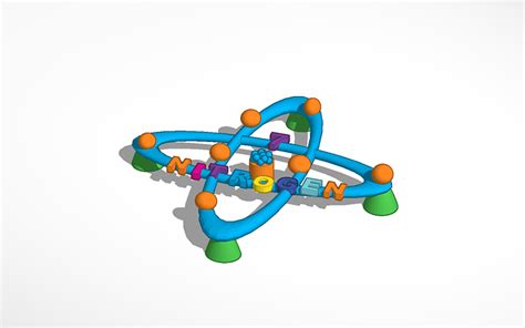 3d Design Nitrogen From Stem School Tinkercad
