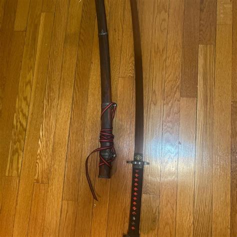 Handmade Sekiro Kusabimaru Sword Real Hand Forged Full Tang 1095 High Carbon Steel Japanese