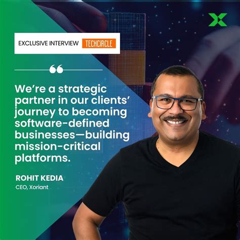 ceo rohit kedia on ai and platformization in digital engineering xoriant posted on the topic