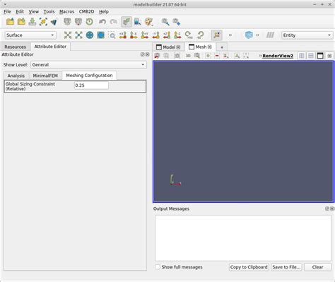 Generating The Mesh ModelBuilder D Documentation