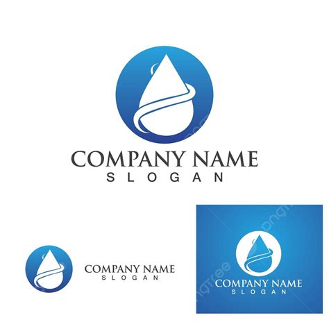 Water Drop Logo Template Vector Leaf Abstract Liquid Vector Leaf Abstract Liquid PNG And