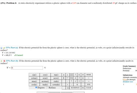 Solved Problem A Static Electricity Experiment Chegg Com