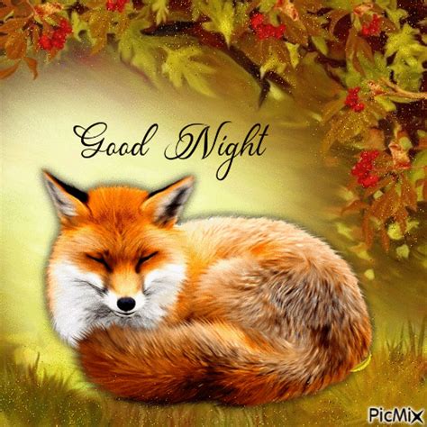 Good Night Autumn Fox