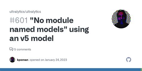 No Module Named Models Using An V Model Issue Ultralytics Ultralytics Github