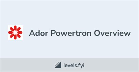 Ador Powertron Careers Levels Fyi