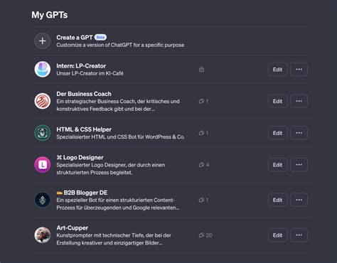 Custom Gpts Richtig Erstellen Anleitung Tipps And Beispiele Ki Café