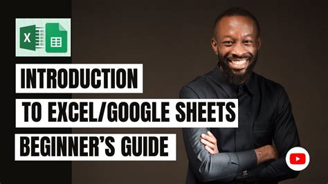 How To Use Excel Or Google Sheets Tutorial For Beginners YouTube