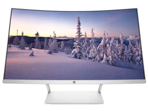 HP HP 27 Curved Display The Monitor That Looks Good Whether Switched On Or Off The Economic