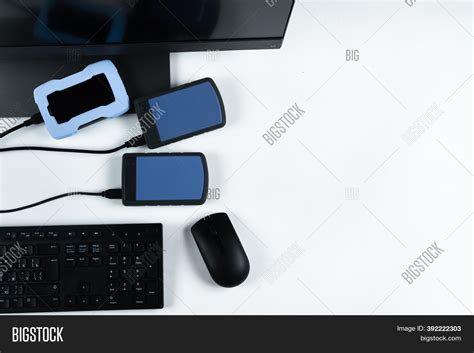 Multiple External Hard Image Photo Free Trial Bigstock