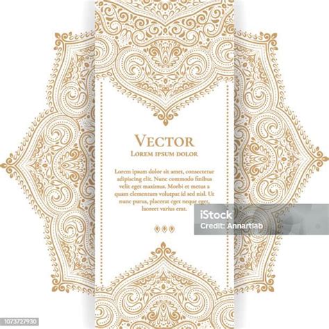 골드와 화이트 빈티지 인사말 카드입니다 고급 벡터 장식 템플릿입니다 좋은 초대 플라이어 메뉴 브로셔 엽서 배경 벽지 장식 포장 또는 원하는 아이디어 결혼 증명서에 대한 스톡