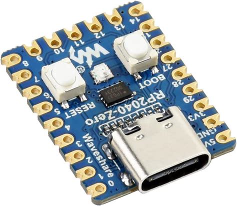 Waveshare Rp2040 Zero Pico Like Mcu Development Board Based On