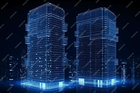 Premium Photo Development Architecture Computer Systems Of Smart Building Design Modern