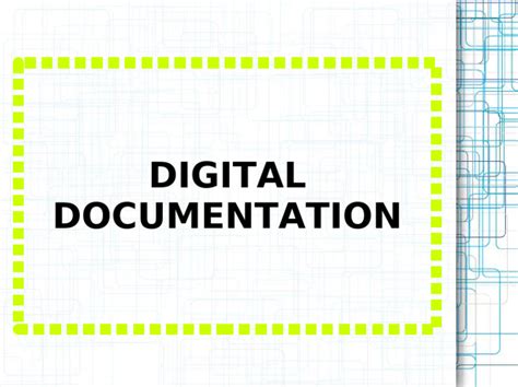 Digital Documentation Pdf