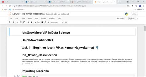 vikas k vishwakarma on linkedin task1 datascience github