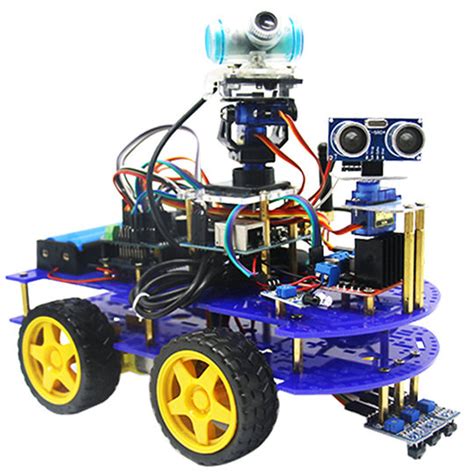 Stm32 Four Wheel Drive Wifi Programming Smart Car Robot Kit Arm Embedded Single Chip Development