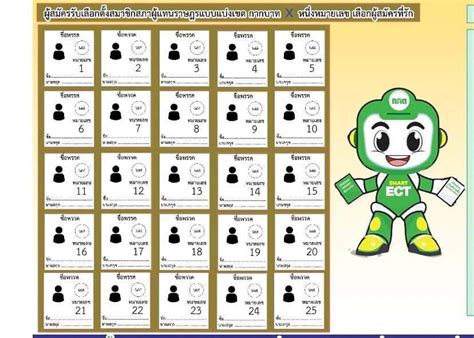 การเมือง กกต เตรียมป้ายไวนิลให้ข้อมูลผู้สมัครส ส แก้ปัญหาข้อจำกัด