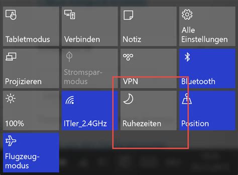 Windows 10 Nicht stören Modus aktivieren