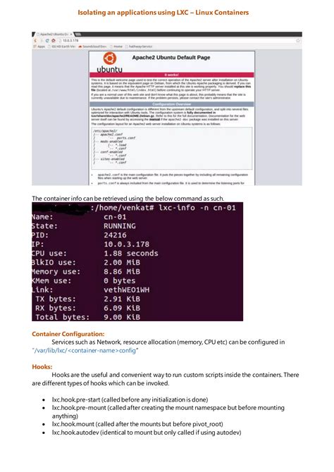 Isolating An Applications Using Lxc Linux Containers Docx