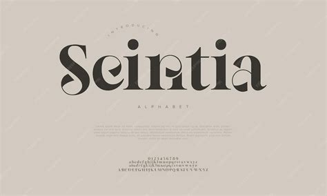 Scintia Tipografia Beleza Moda Elegante Minimalista Serif Itálico Fontes Decorativas Casamento