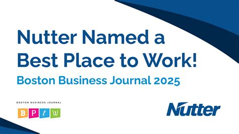 Boston Business Journal Names Nutter A 2025 Best Place To Work Nutter