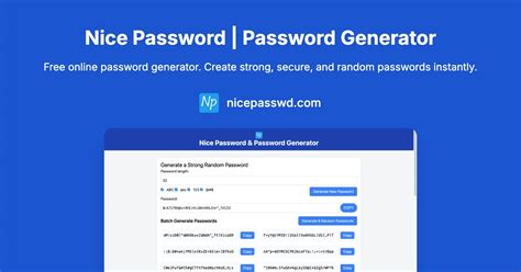 Password Generator 16 Characters Nice Password