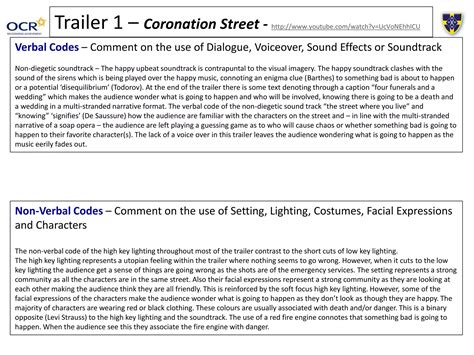 New L3 L4 Textual Analysis Of 2 Soap Opera Trailers Template Ppt