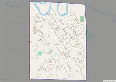 Map Of Neche City Thong Thai Real