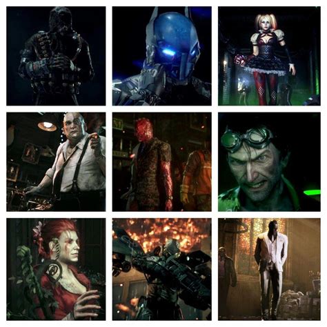 BATMAN ARKHAM KNIGHT VILLAINS LIST!!! | Comics Amino
