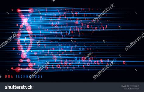 Big Genomic Data Visualization Dna Test Stock Vector Royalty Free 2237222249 Shutterstock