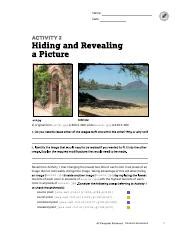 APCSA Steganography Lab A Pdf Name Date In Original Form Arch Is X While Beach