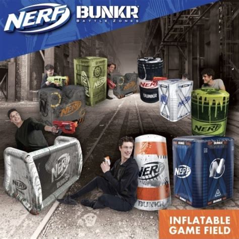 Jual Nerf Bunkr Battle Zone Inflatable Barrier Game Bunker Hasbro