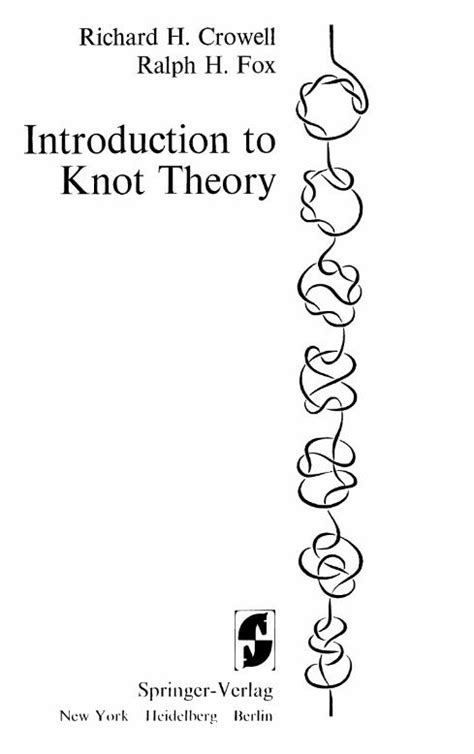 Pdf Introduction To Knot Theory Dokumen Tips