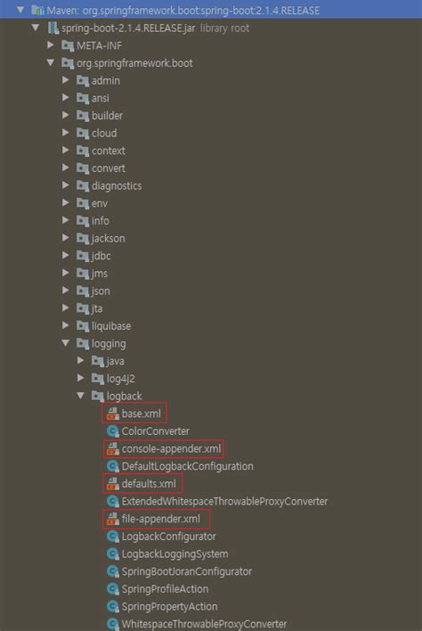 spring boot logback 설정 jaehyun s dev story