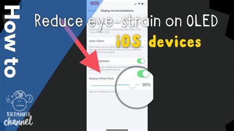 How To Reduce Eye Strain On The IPhone X OLED Screen In Dark Environments YouTube