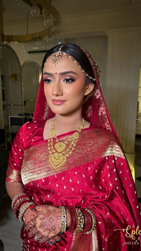 Aneeka Bushra “a Symphony Of Red And Gold Echoing The Beauty Of