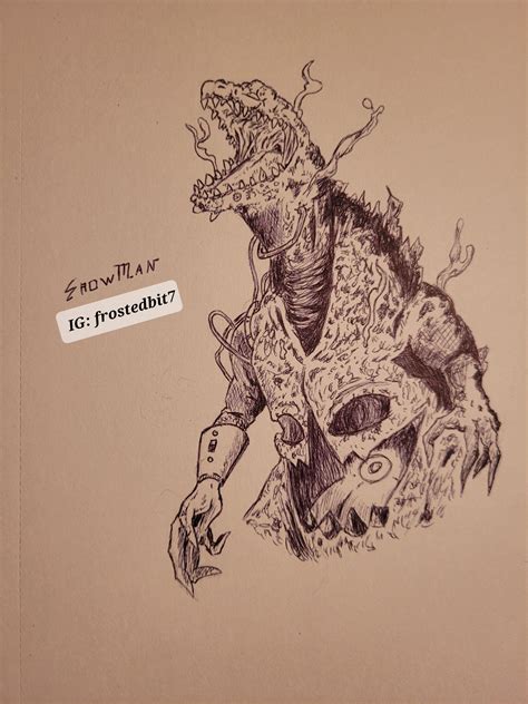 My Take On Godzilla R Sketch