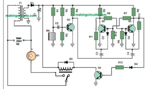 Simple Clap Switch Circuit Using Transistors Tested Making Easy