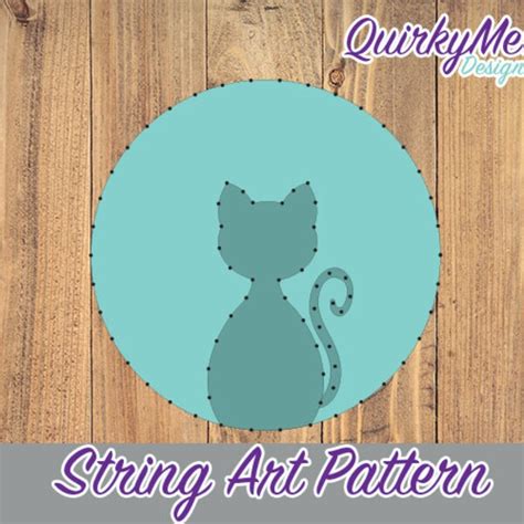 Cat String Art Etsy