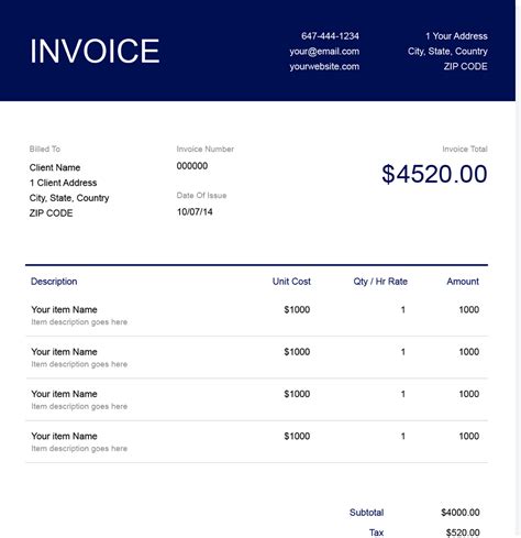 Retainer Invoice Template Get Free Templates FreshBooks