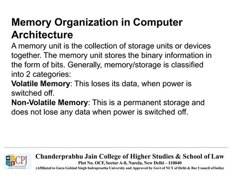 Computer Architecture Bca 203 Pptx